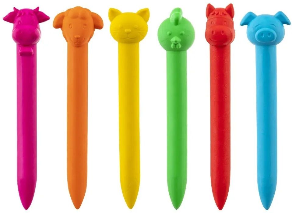 Пластилин Grafix - Ферма, 6 цвята, Асортимент | Отлична цена | Ozone.bg