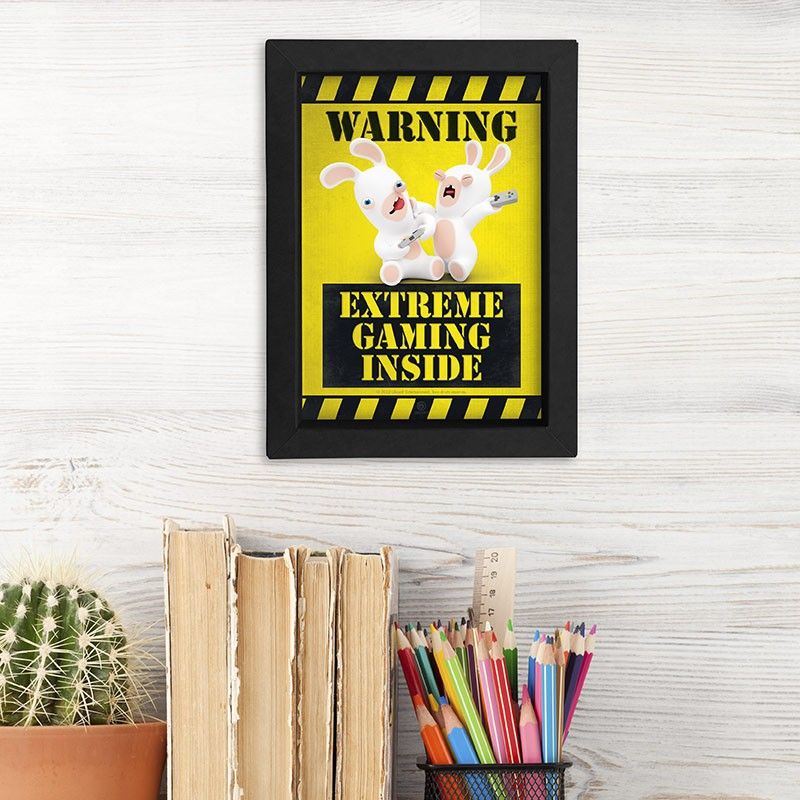 Плакат с рамка The Good Gift Games: Raving Rabbids - Extreme Gaming ...