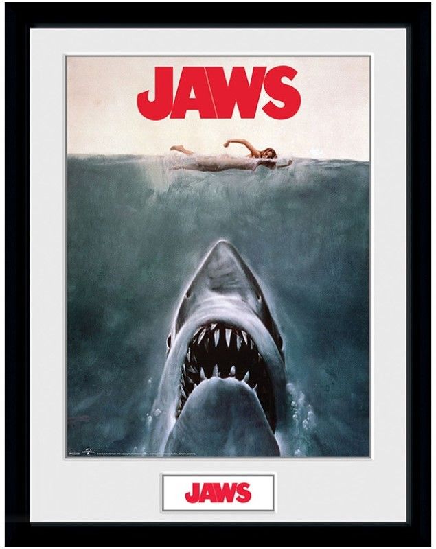 Плакат с рамка ABYstyle Movies: JAWS - Key Art | Ozone.bg