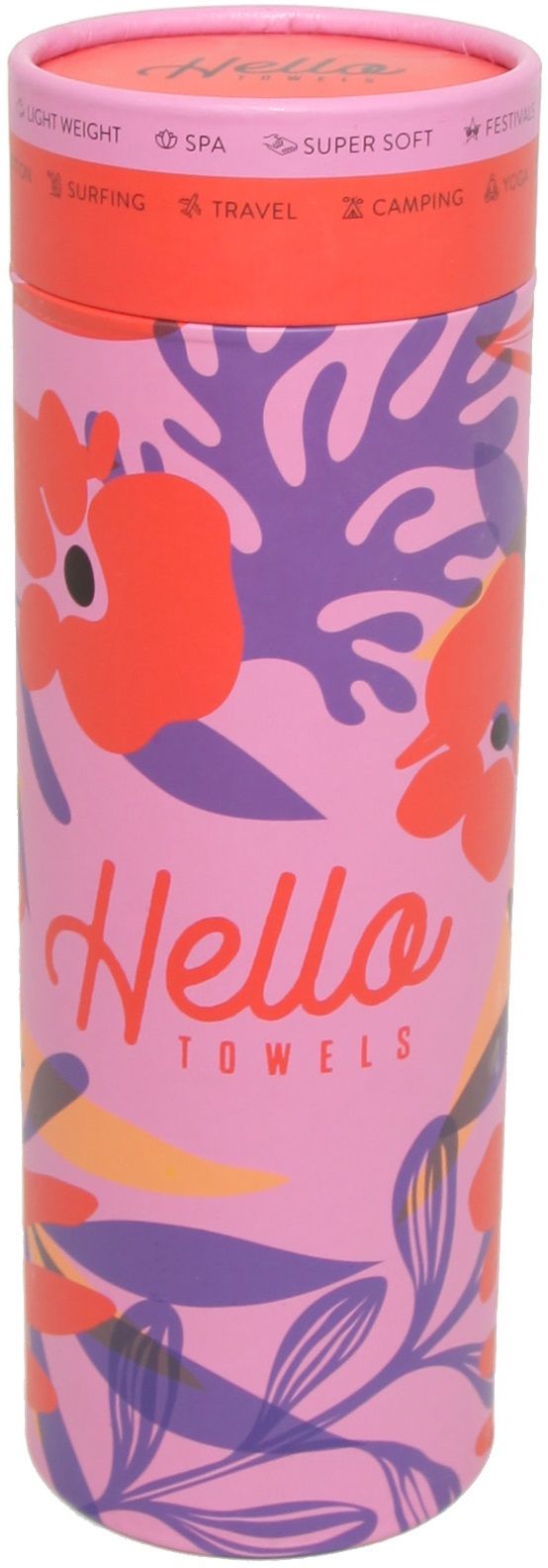 Памучна кърпа в кутия Hello Towels - New, 100 х 180 cm, синьо-червена ...