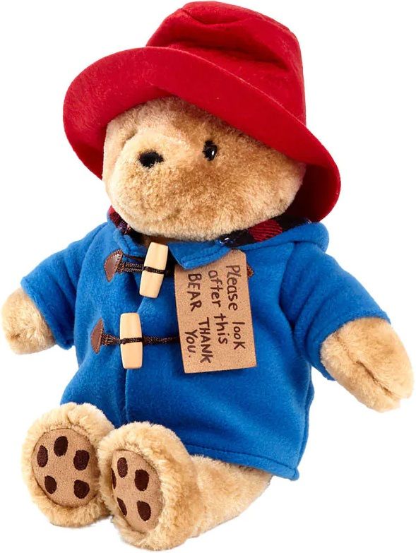 Плюшена играчка Rainbow Designs - Мечето Падингтън, Classic, 28 cm ...