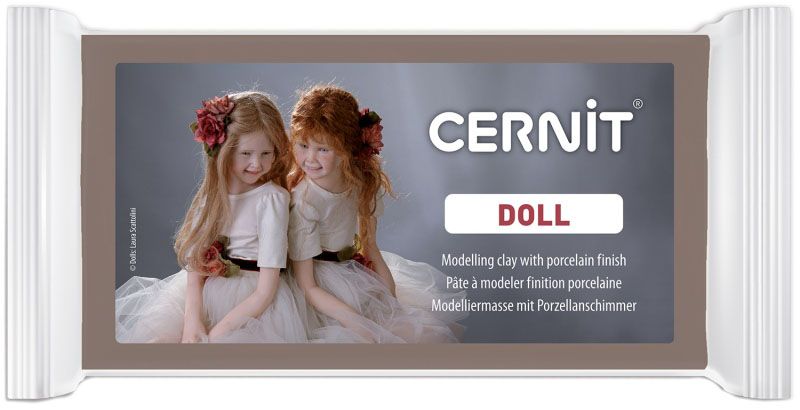 Полимерна глина Cernit Doll - Нуга, 500 g | Ozone.bg