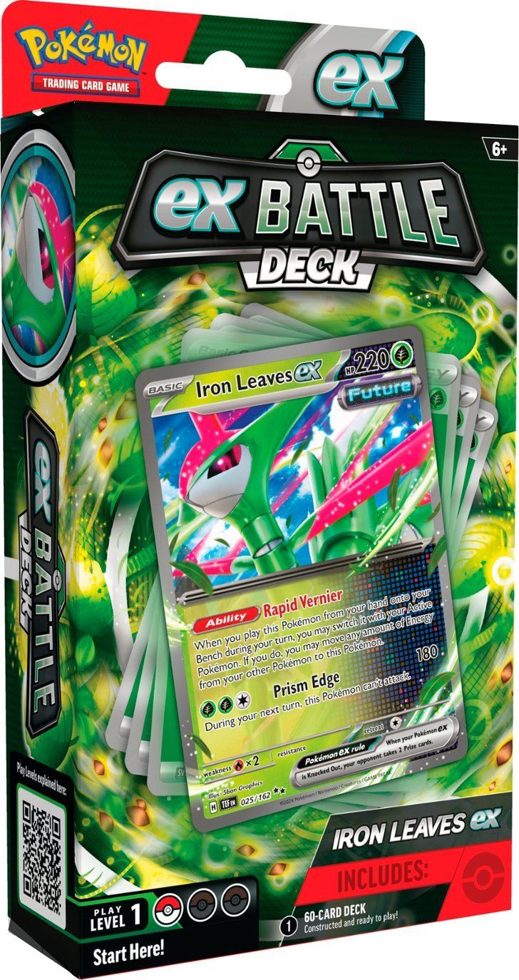 Pokemon TCG: October Ex Battle Deck - Iron Leaves | Ozone.bg