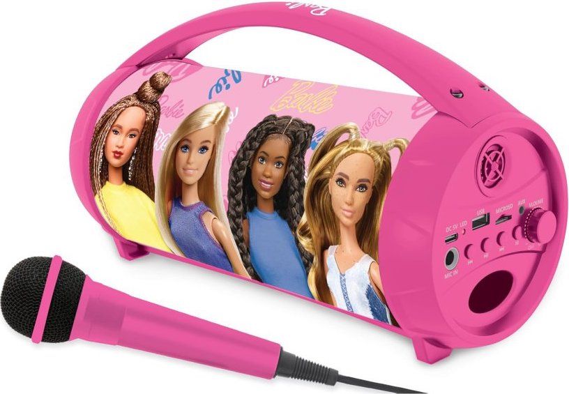 Портативна колонка Lexibook - BTP585BBZ Boombox, TWS, Barbie | Ozone.bg