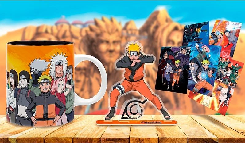 Подаръчен комплект ABYstyle Animation: Naruto Shippuden - Naruto ...