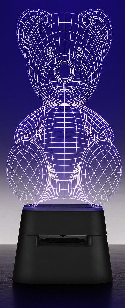 Портативна колонка Cellularline - LED Lights Bear, черна | Ozone.bg