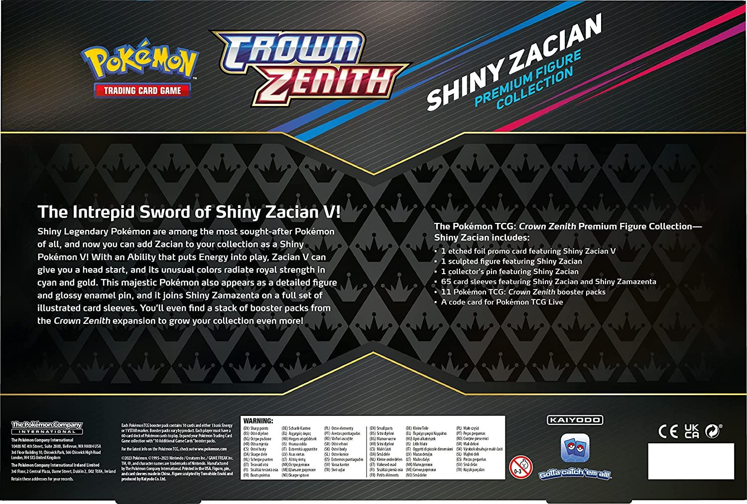 Pokemon TCG: Sword & Shield 12.5: Crown Zenith Premium Figure ...