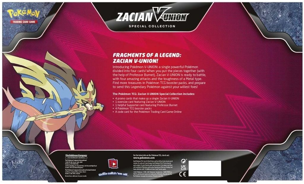 Pokemon TCG: Zacian V-Union Special Collection Box | Ozone.bg