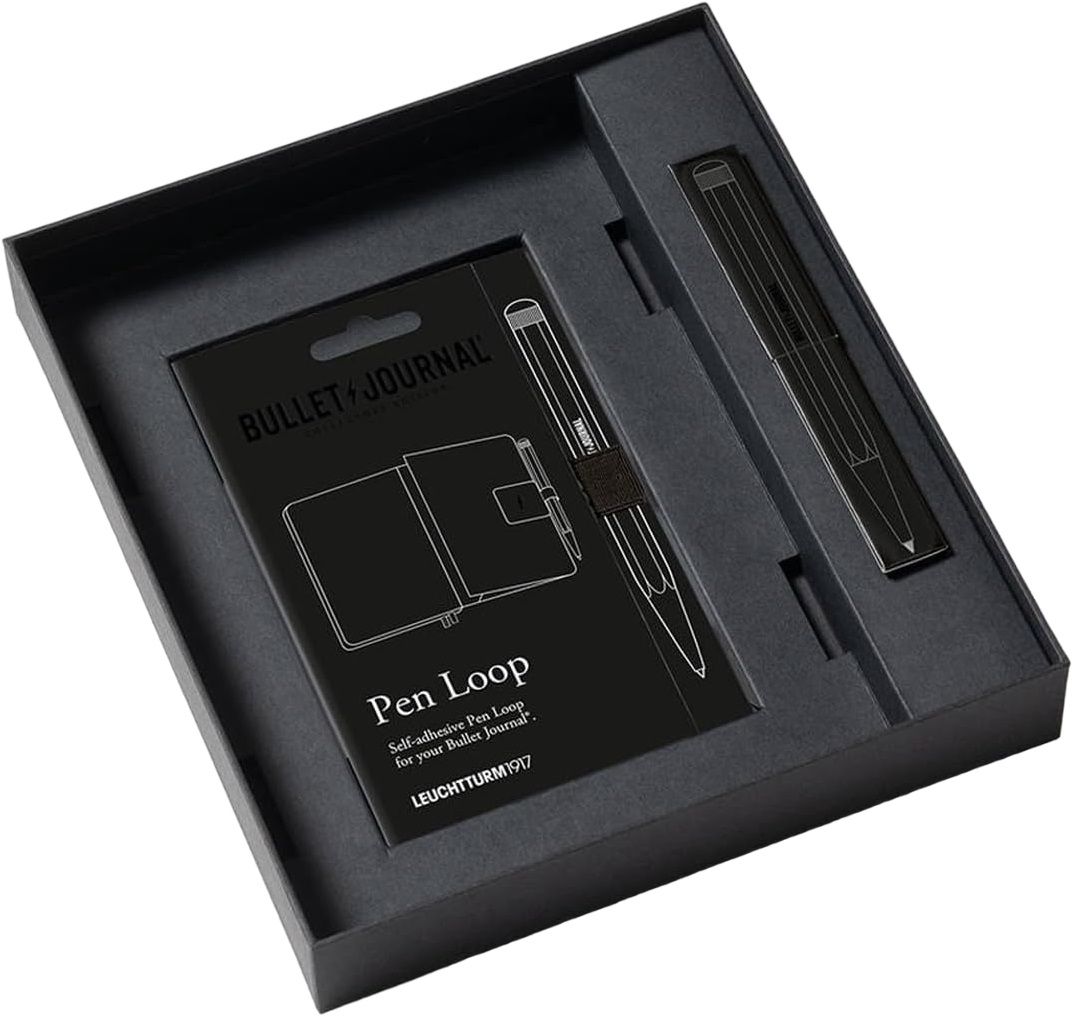 Подаръчен комплект Leuchtturm1917 Bullet Journal - Stealth, черен ...