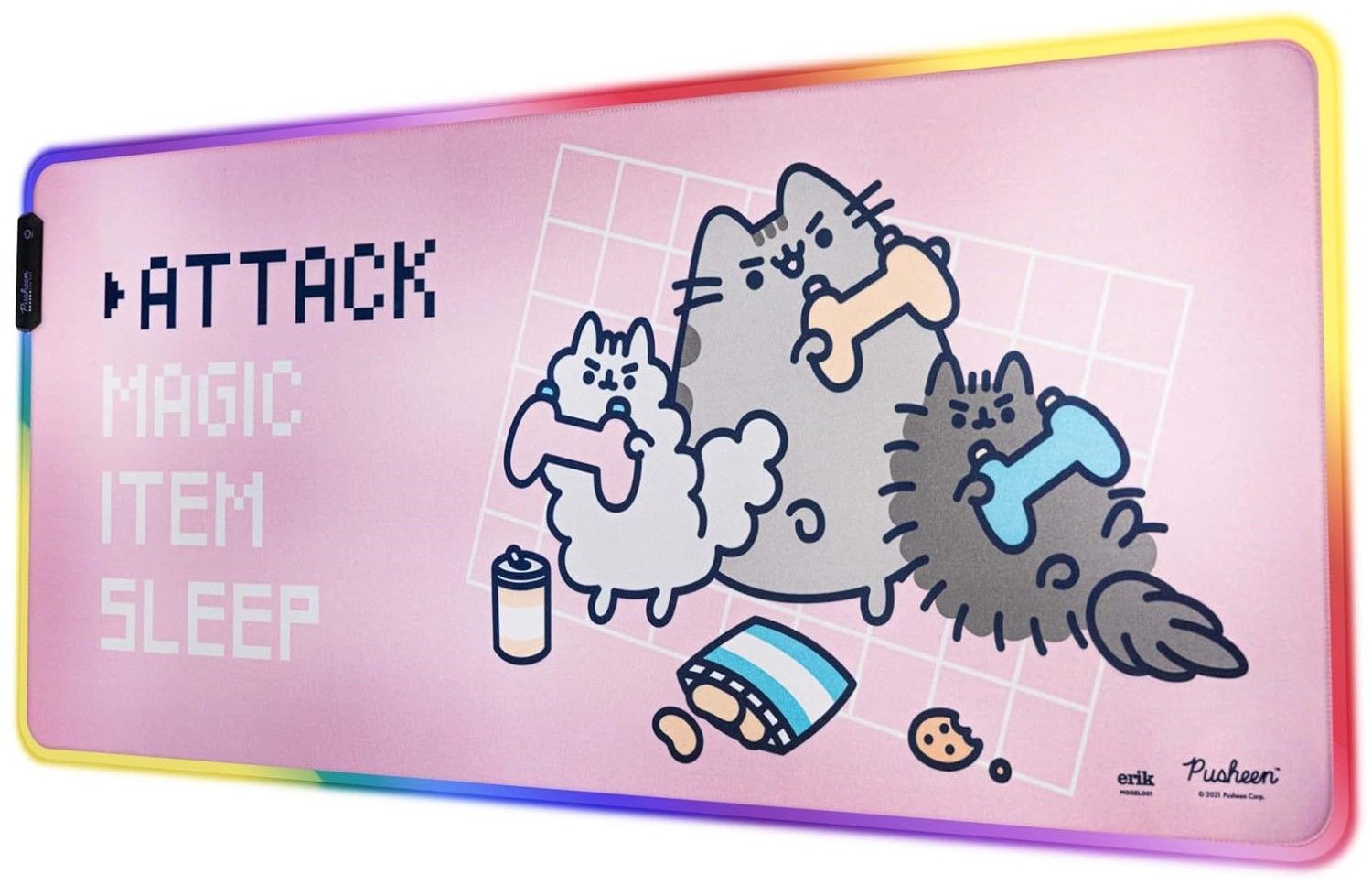 Подложка за мишка Erik Animation: Pusheen - Gamer Pusheen | Ozone.bg