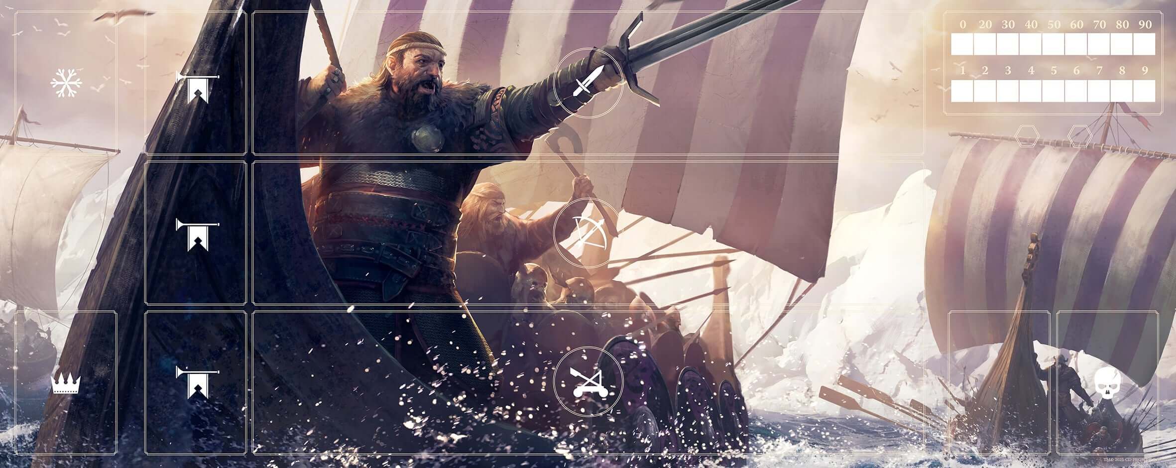 Подложка за игри с карти No Loading Games - Gwent Skellige Playmat, 73 ...