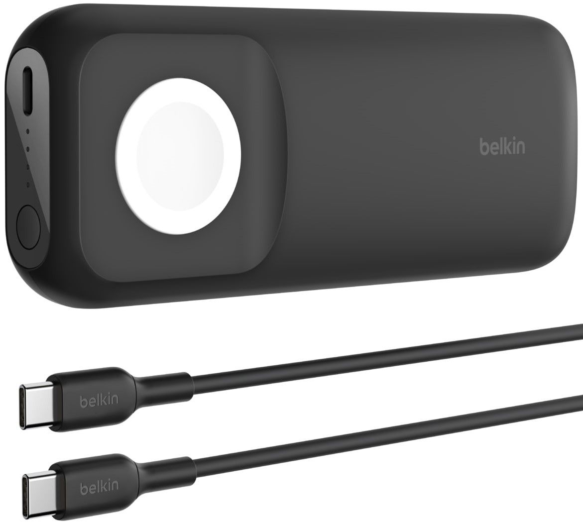 Портативна батерия Belkin - Power Bank 10K, Apple Watch Charge, черна | Ozone.bg