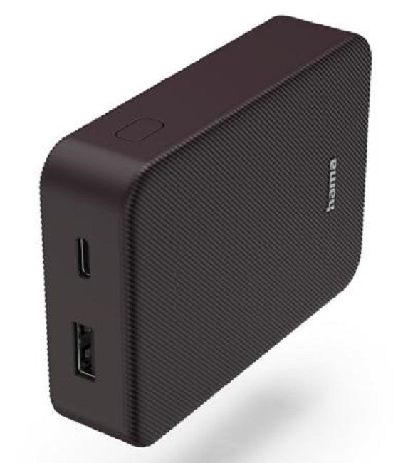 Портативна батерия Hama - 201715, 20000 mAh, черна | Ozone.bg