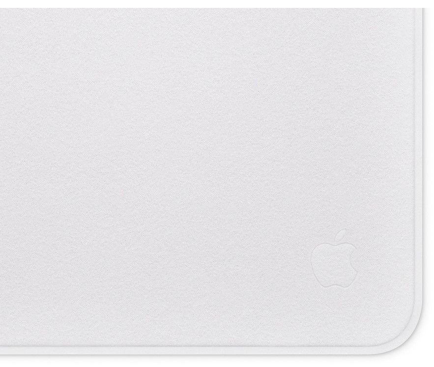 Почистваща кърпа Apple - Polishing Cloth, бяла | Ozone.bg