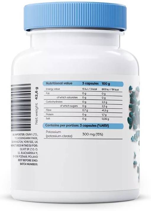 Potassium Citrate, 300 mg, 90 капсули, Osavi | Ozone.bg