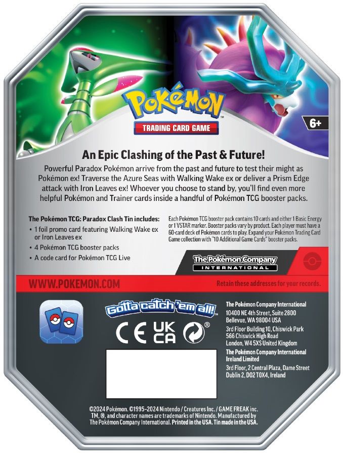 Pokemon TCG: May Ex Tin - Walking Wake | Ozone.bg