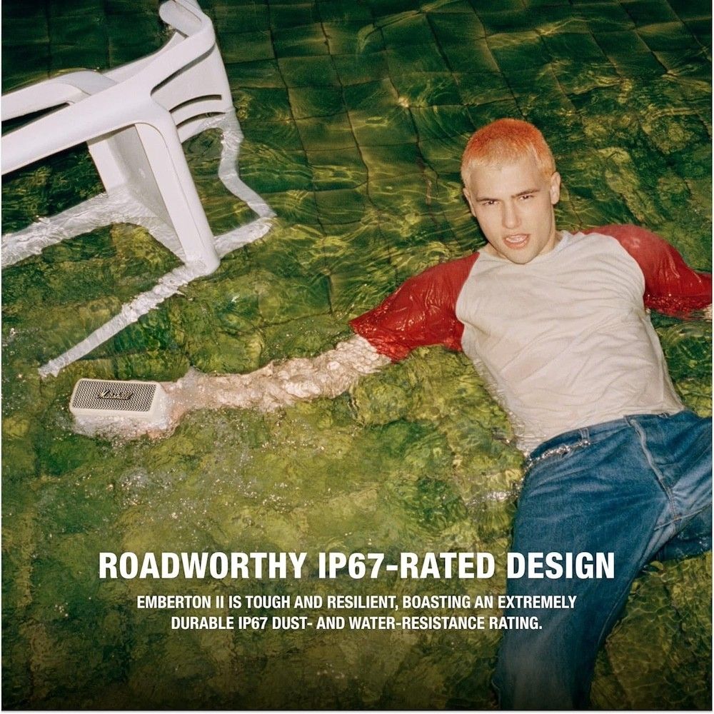 Портативна колонка Marshall - Emberton IIl, зелена | Ozone.bg