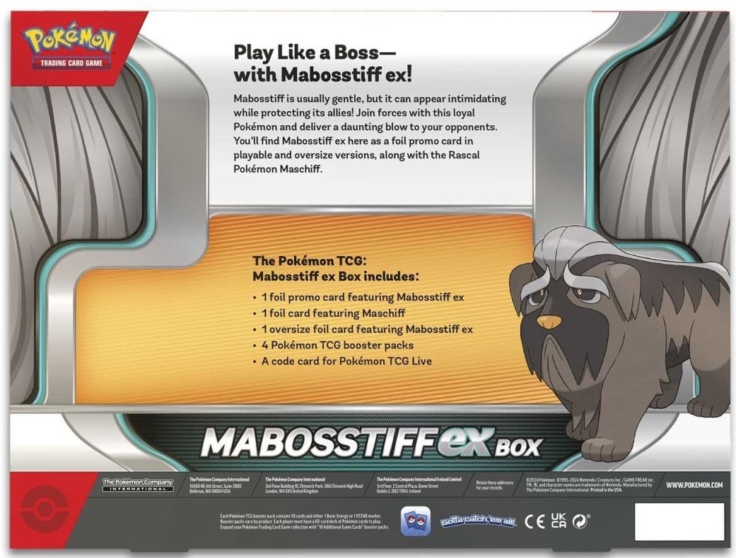 Pokemon TCG: Mabosstiff ex Box | Ozone.bg
