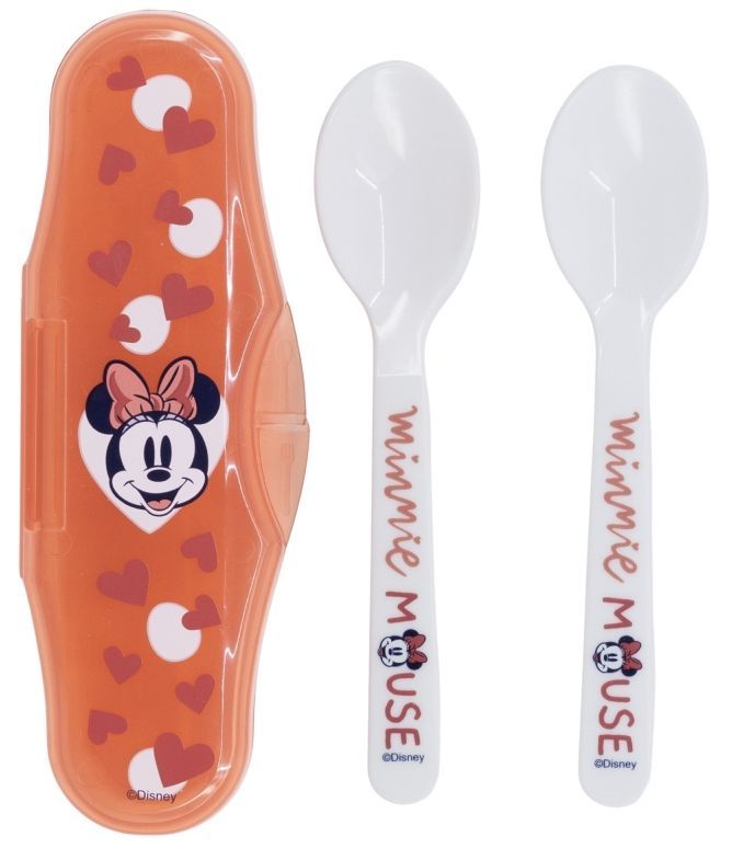 Полипропиленови лъжици в кутия Stor - Minnie Mouse Heart Full, 2 броя ...