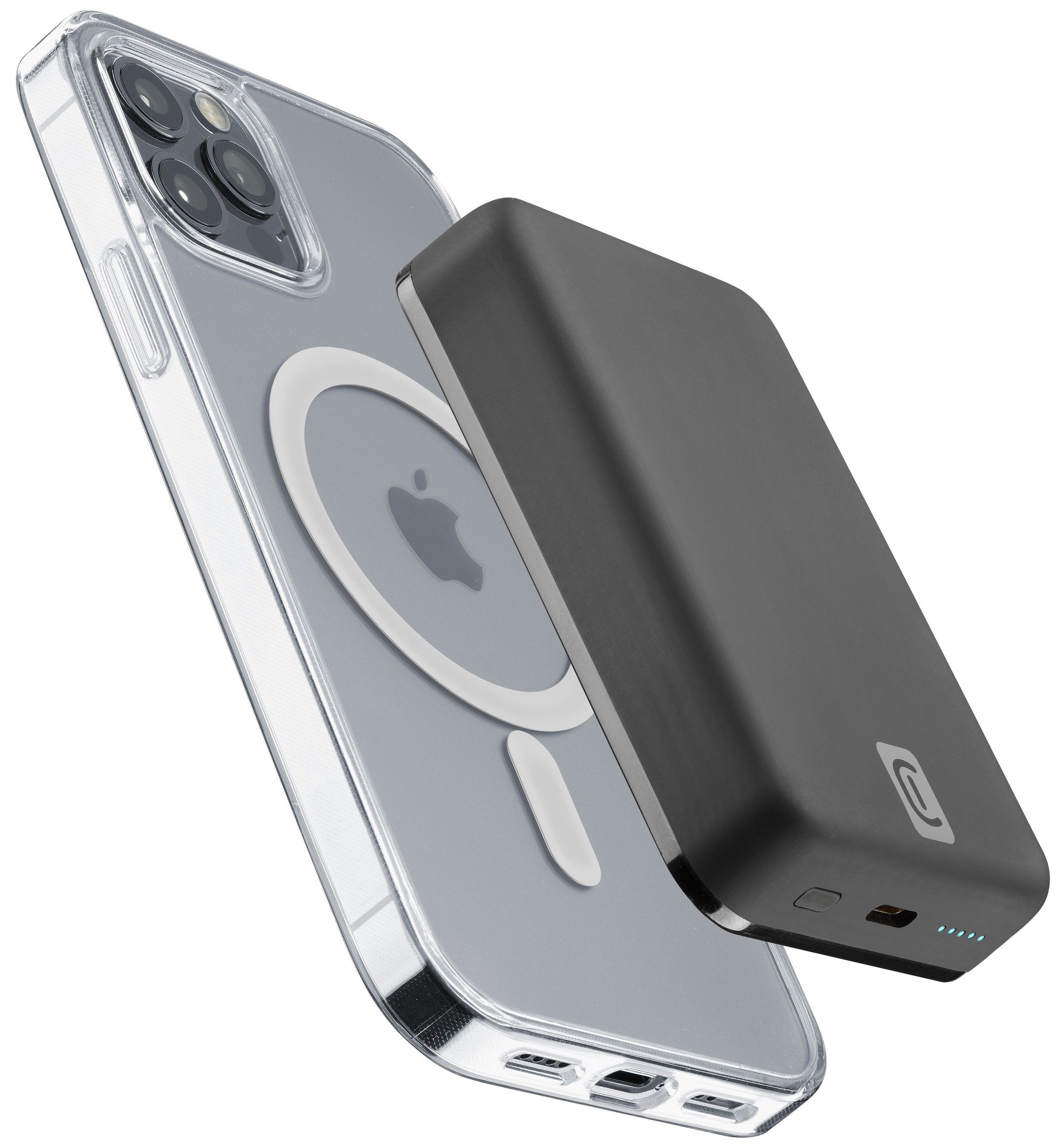 Портативна батерия Cellularline - MagSafe, 10000 mAh, черна | Ozone.bg