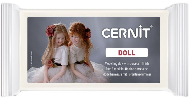 Полимерна глина Cernit Doll - Бяла, 500 g | Ozone.bg