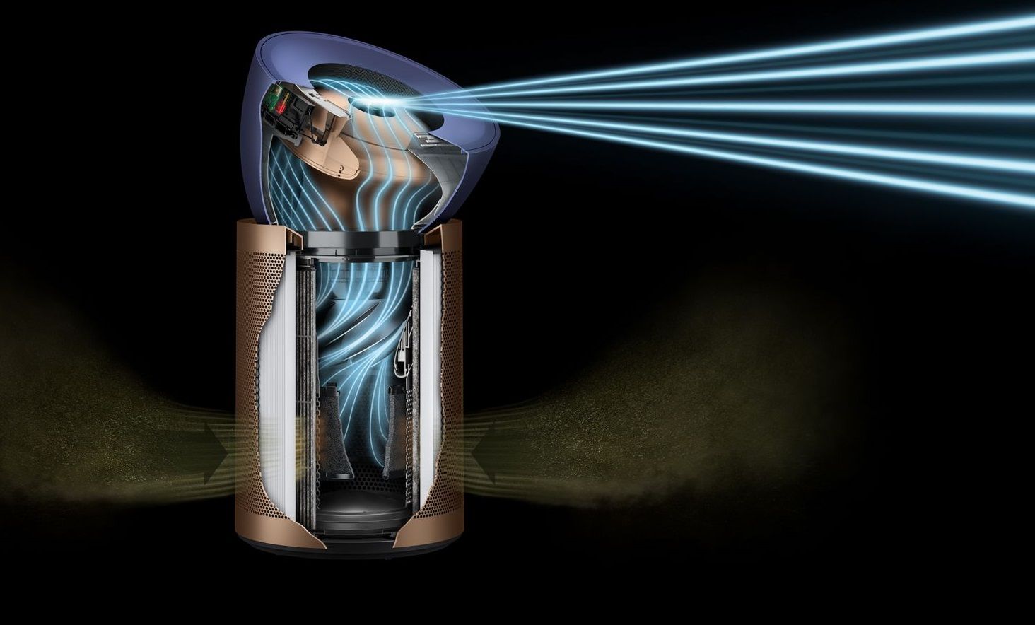 Пречиствател за въздух Dyson - BP04 B+Q Formaldehyde, HEPA H13, DBu/Gd | Ozone.bg