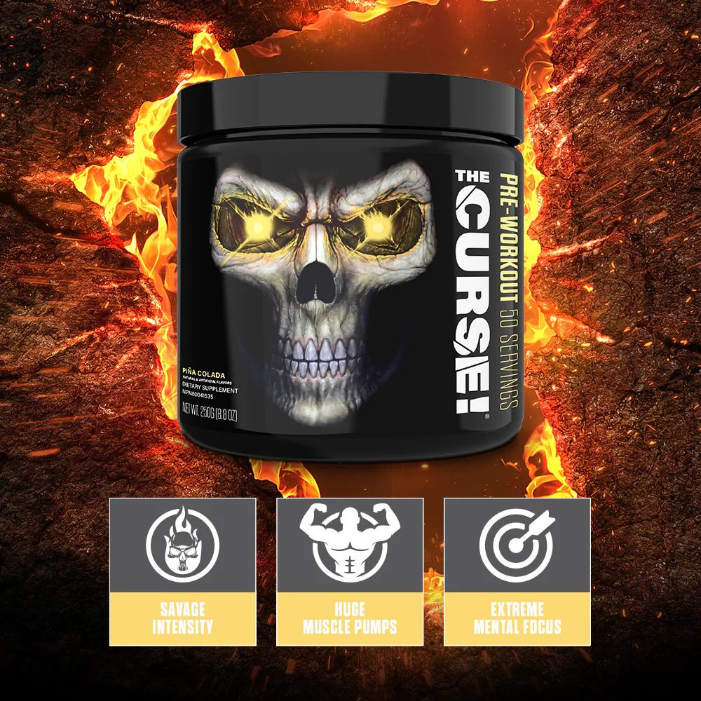 The Curse Pre-Workout, портокал и манго, 250 g, JNX Sports | Ozone.bg