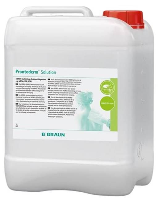 Prontoderm Solution Разтвор за деколонизация на тяло, 5 l, B. Braun ...