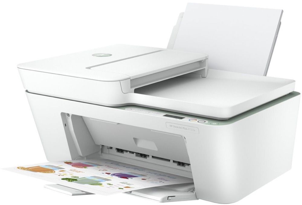 Принтер HP - Deskjet 4122E AIO, мастиленоструен, бял | Ozone.bg