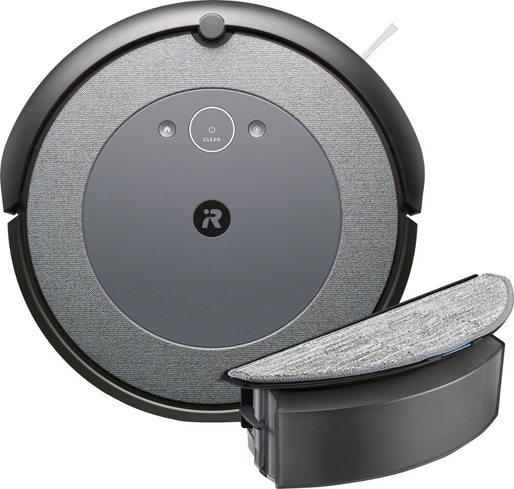 Прахосмукачка-робот iRobot - Roomba Combo i5, i517840, Woven Neutral ...