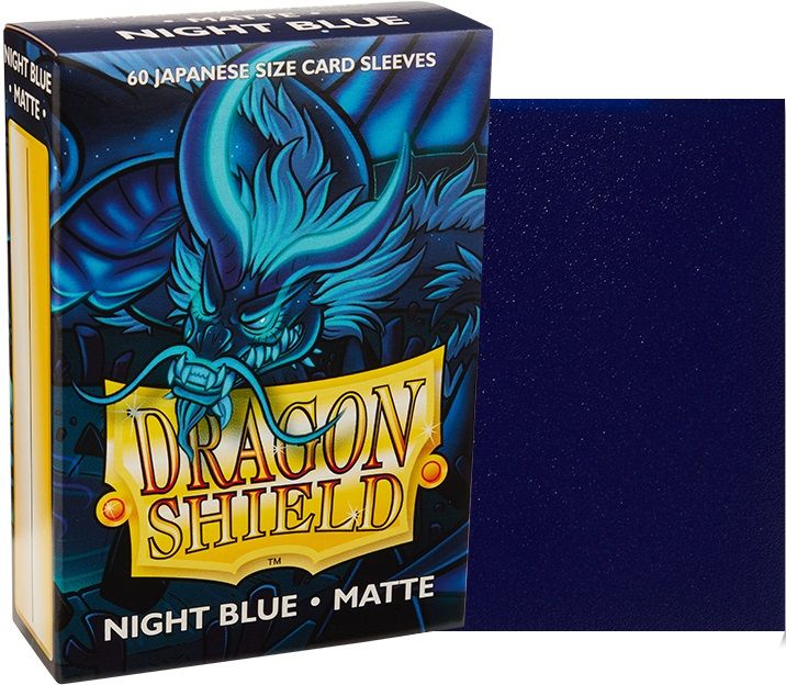 Протектори за карти Dragon Shield Sleeves - Small Matte Night Blue (60 ...