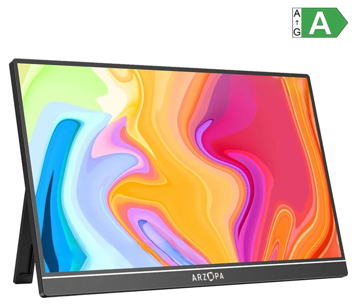 Преносим монитор Arzopa - Z1RC, 16'', 2.5K, IPS, 60Hz, Anti-glare ...