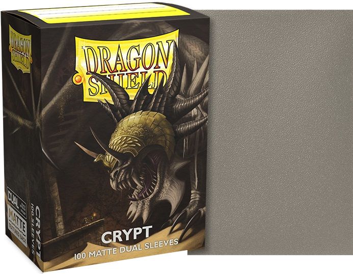 Протектори за карти Dragon Shield Dual Crypt Sleeves - Matte (100 бр ...