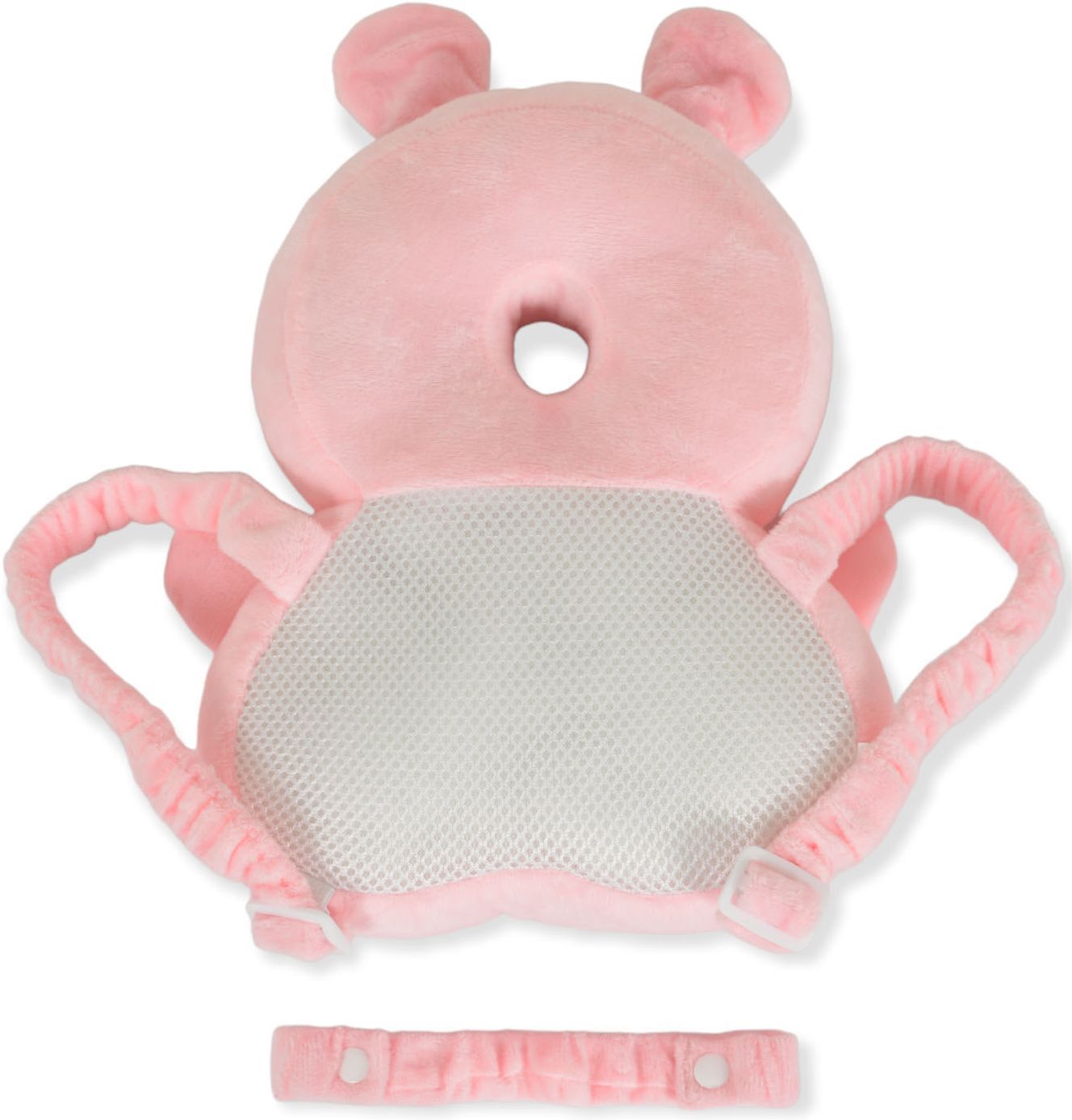 Предпазна възглавница за прохождащи бебета Moni - Rabbit, розова ...