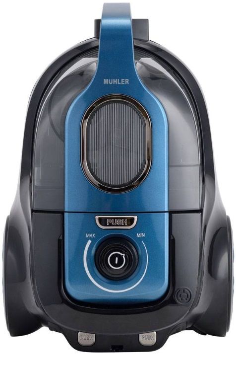 Прахосмукачка без торба Muhler - MVC-80BS, HEPA, черна | Ozone.bg