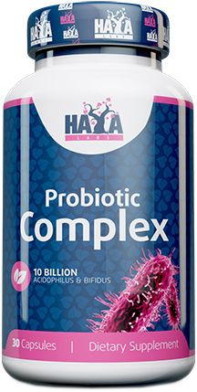 Probiotic Complex 10 Billion Acidophilus & Bifidus, 30 капсули, Haya ...
