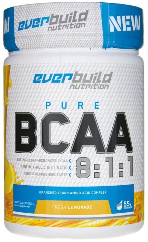 Pure BCAA 8:1:1, пина колада, 300 g, Everbuild | Ozone.bg