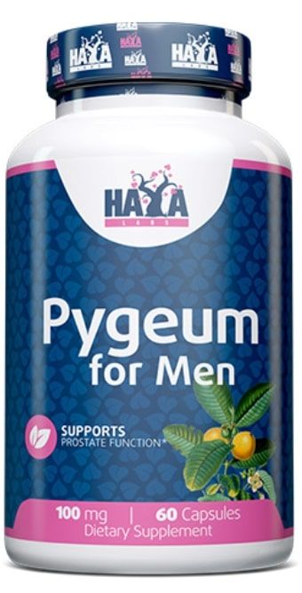 Pygeum for Men, 100 mg, 60 капсули, Haya Labs | Ozone.bg