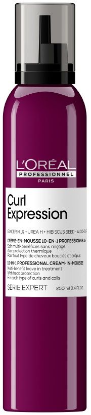L'Oréal Professionnel Curl Expression Пяна за коса, 10 в 1, 250 ml ...