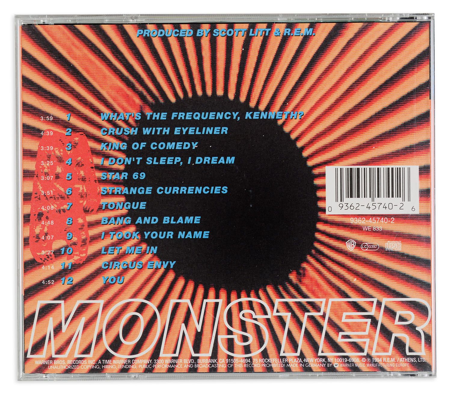 R.E.M. - Monster (CD) Отлична цена | Ozone.bg