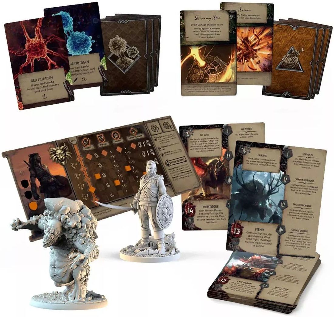 Разширение за настолна игра The Witcher: Old World - Monster Trail ...