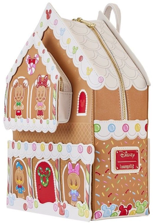Раница Loungefly Disney: Mickey and Friends - Gingerbread House Mini ...
