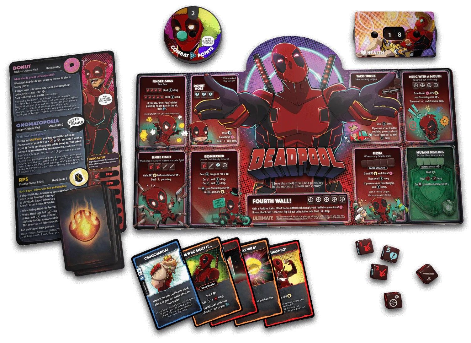 Разширение за настолна игра Marvel Dice Throne: Deadpool Deluxe ...