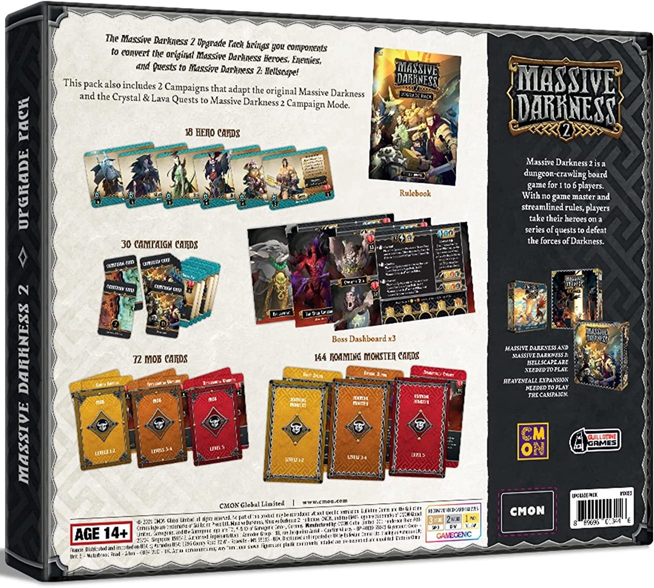 Разширение за настолна игра Massive Darkness 2: Upgrade Pack | Ozone.bg