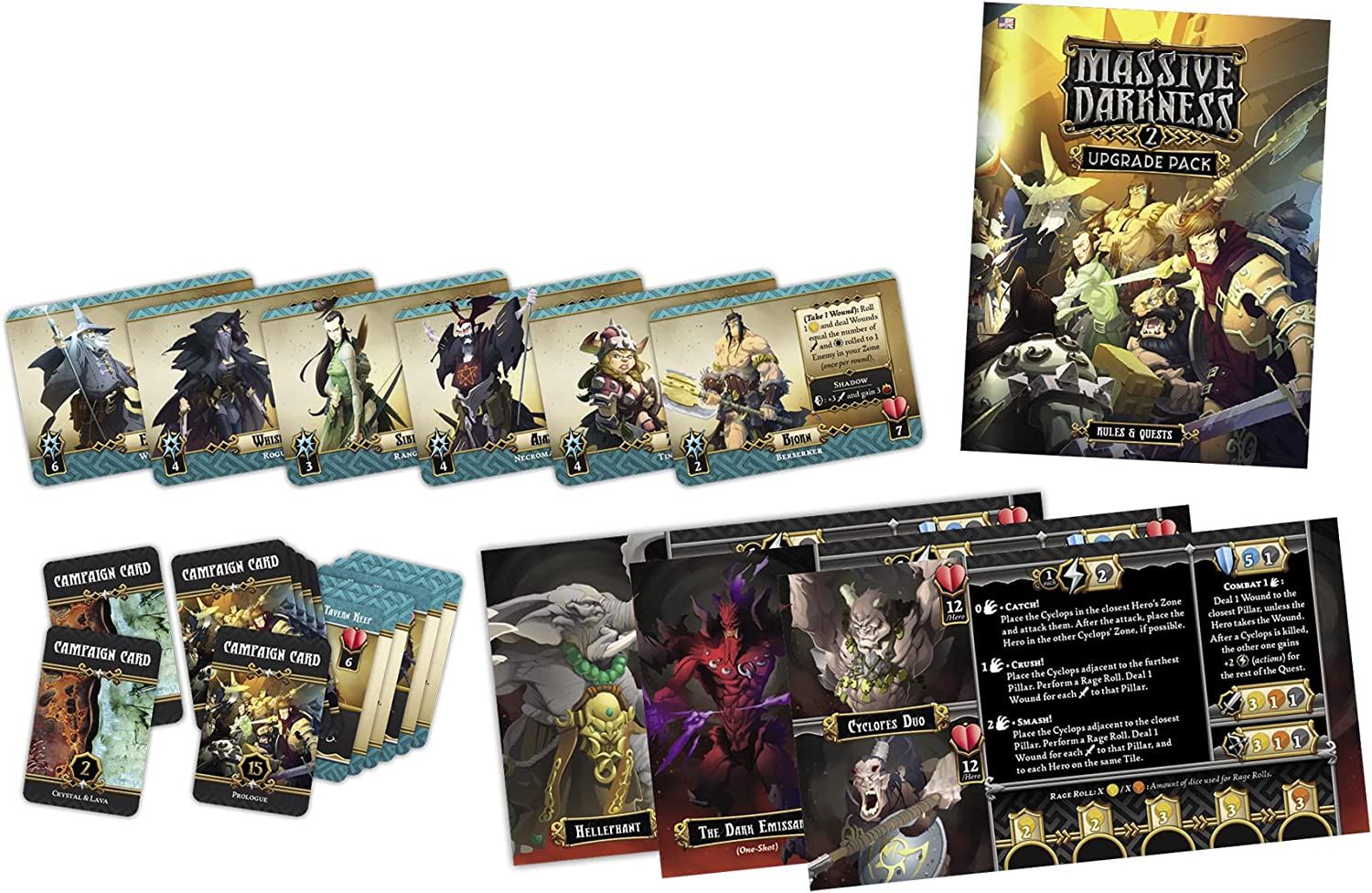 Разширение за настолна игра Massive Darkness 2: Upgrade Pack | Ozone.bg