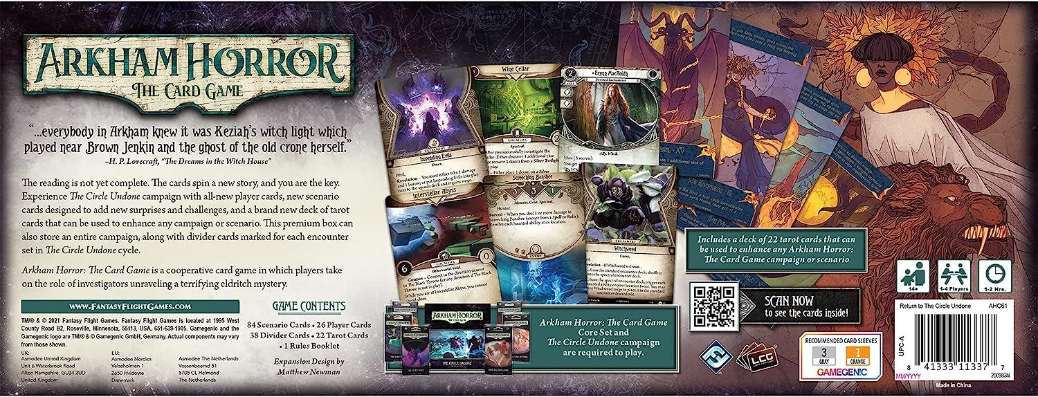 Разширение за настолна игра Arkham Horror: The Card Game - Return to ...