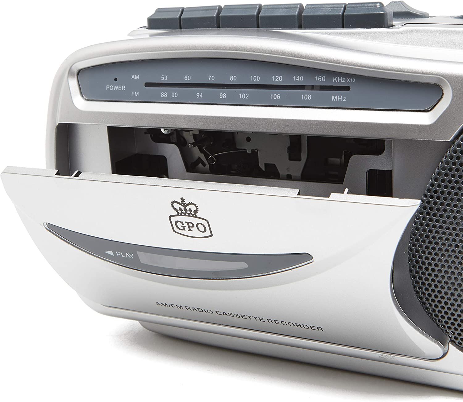 Радиокасетофон GPO - 9401, сребрист | Ozone.bg