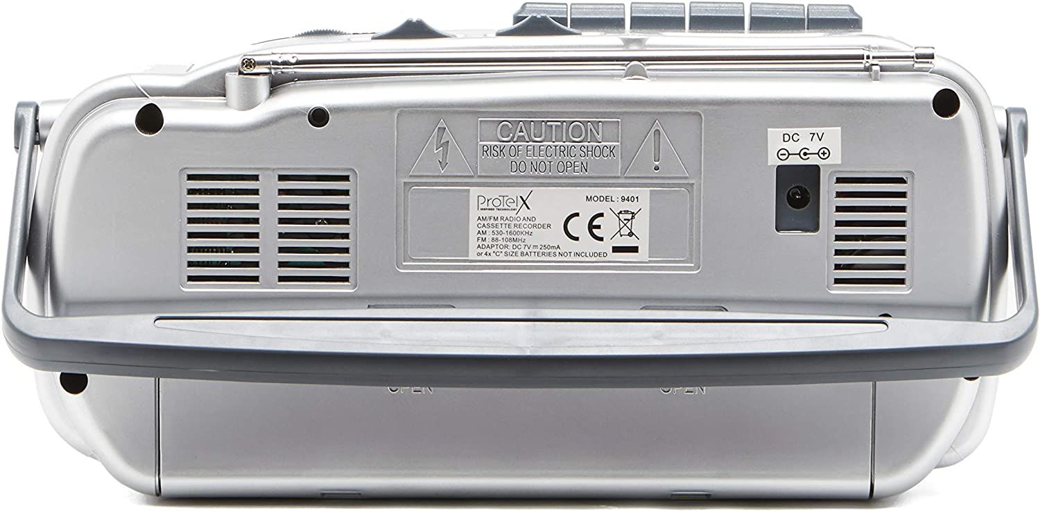 Радиокасетофон GPO - 9401, сребрист | Ozone.bg