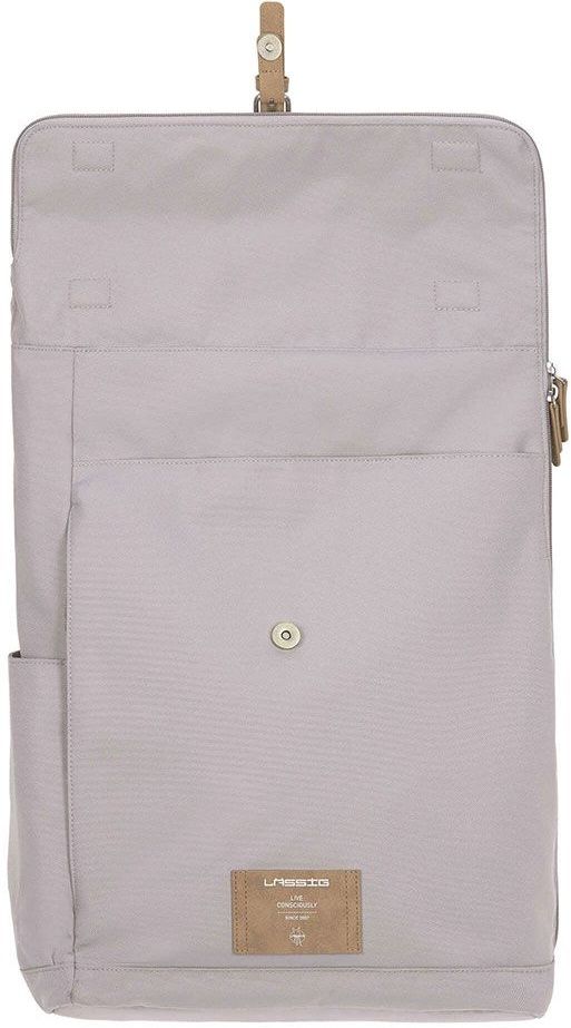 Раница за бебешка количка Lassig - Сива, с аксесоари | Добра цена | Ozone.bg