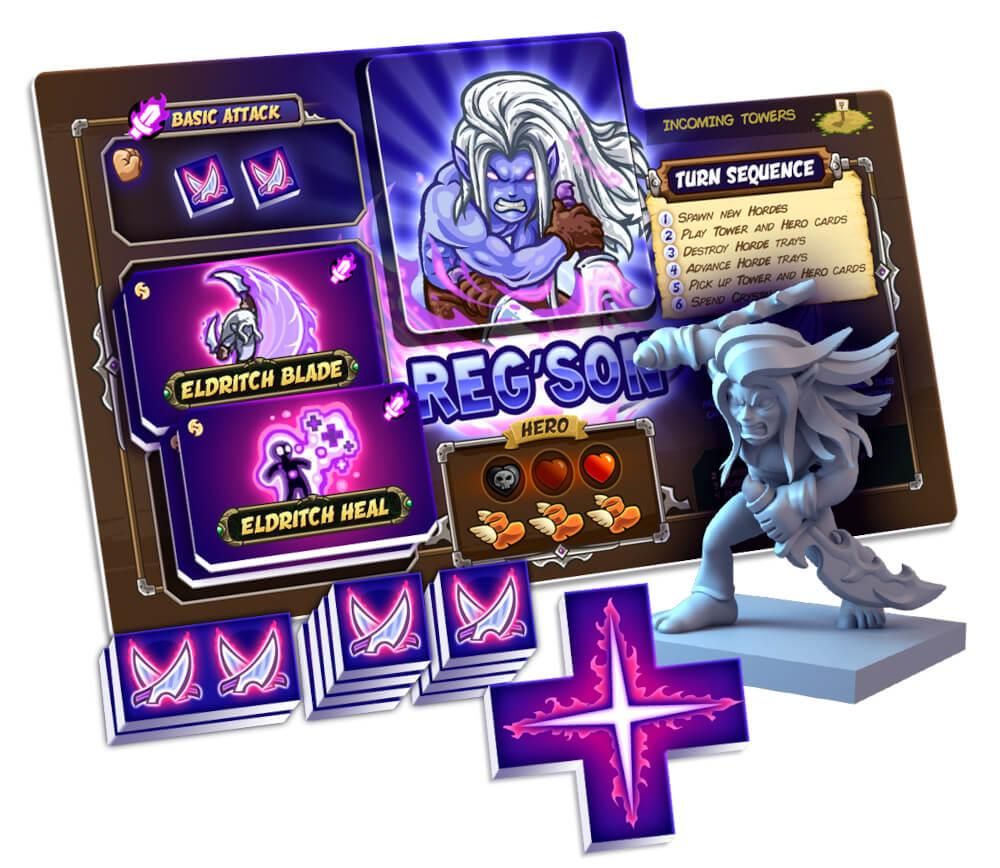 Разширение за настолна игра Kingdom Rush: Elemental Uprising - Dark Elf ...